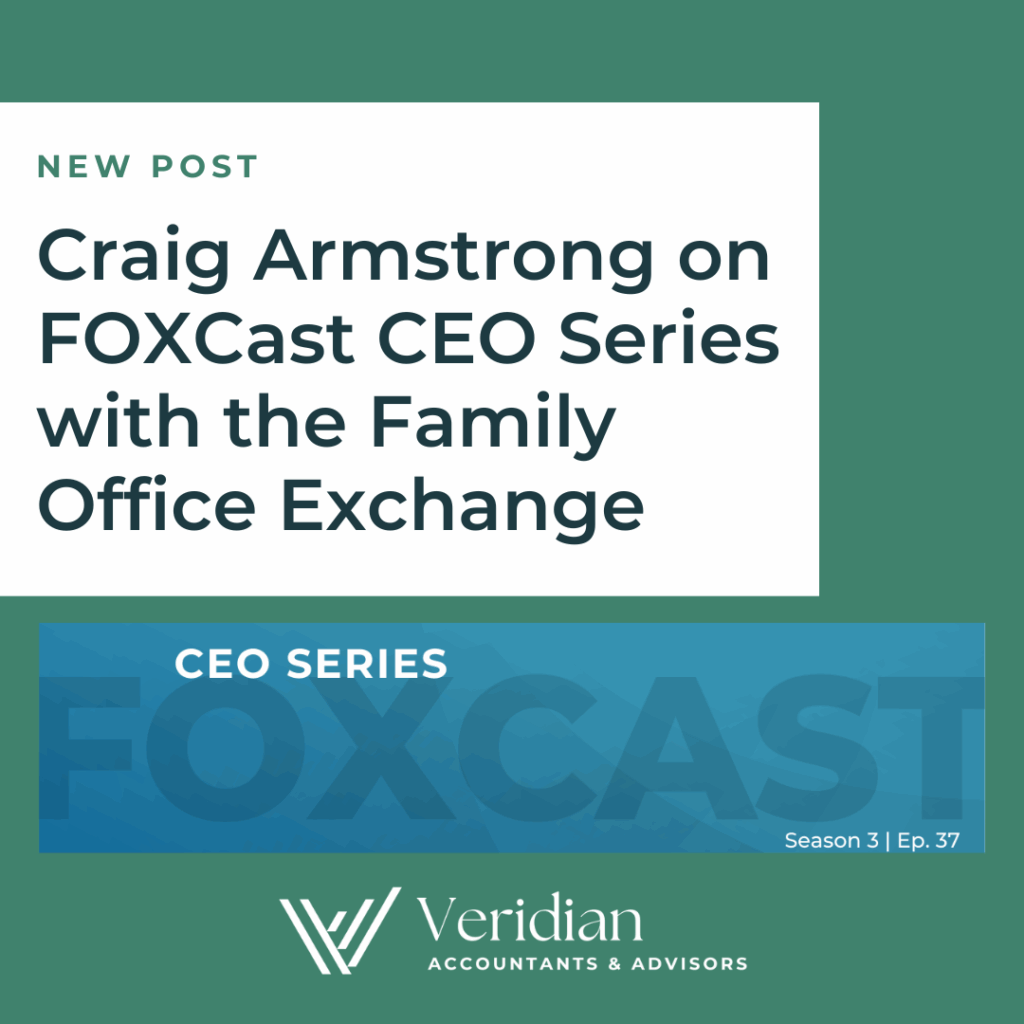 Craig Armstrong Featured on FOXCast with Family Office Exchange ...